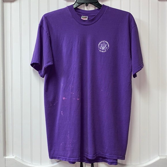 Shirts | Y2k American Embassy Kuwait Shirt Xxl | Poshmark